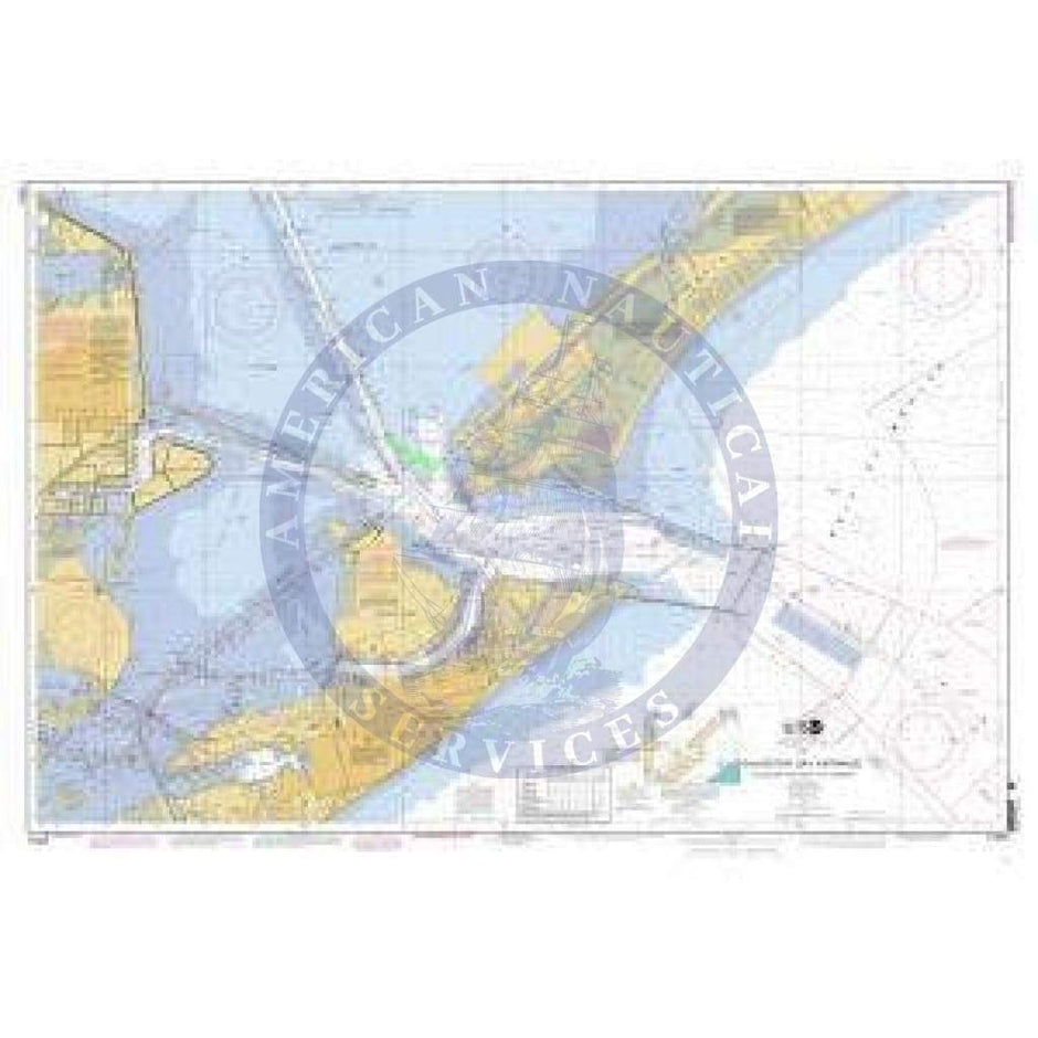 Historical Nautical Chart 11324-08-2011: TX, Galveston Bay Ent & Texas ...