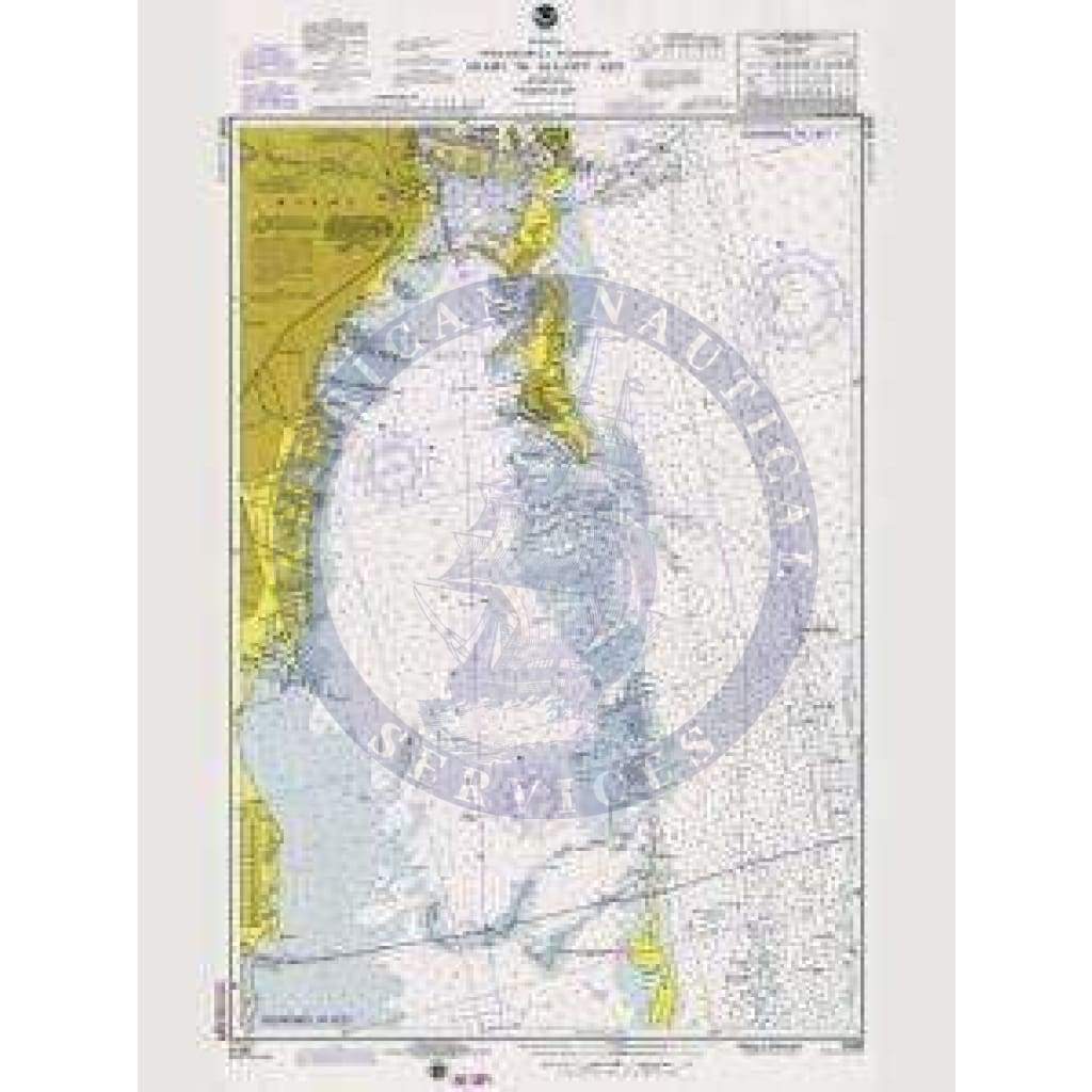 Historical Nautical Chart 11465-3-1975: FL, Miami to Elliot Key Year 1 ...