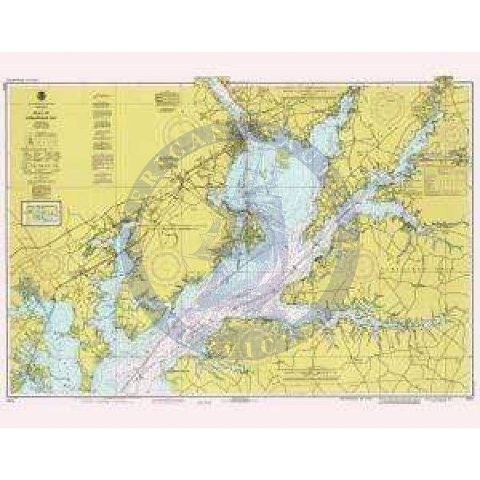 Historical Nautical Chart 12274-10-1980: MD, Head of Chesapeake Bay Ye ...
