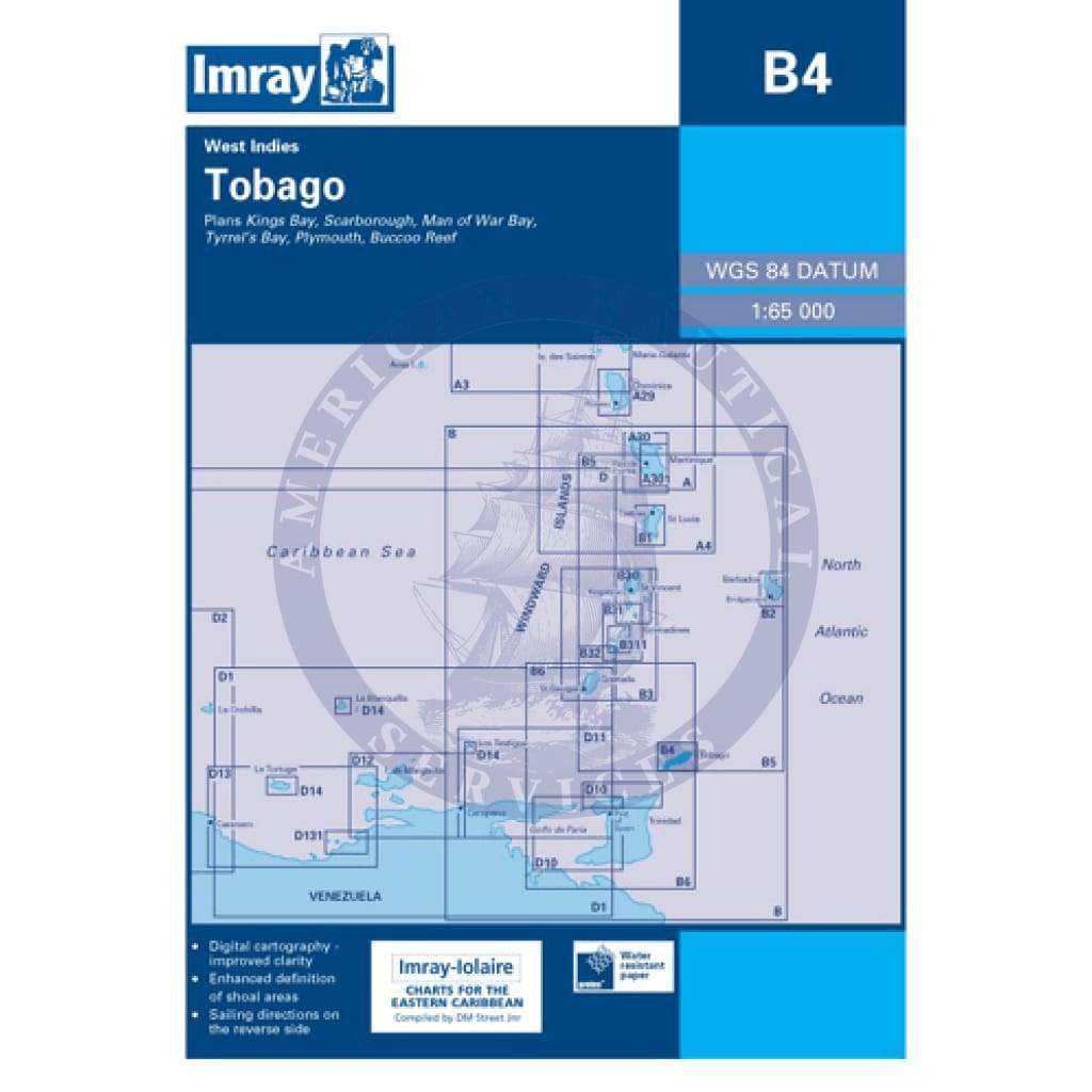 Imray Chart B4: Tobago - Amnautical