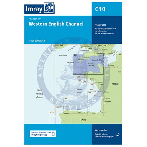 Imray Chart C10: English Channel Passage - Amnautical