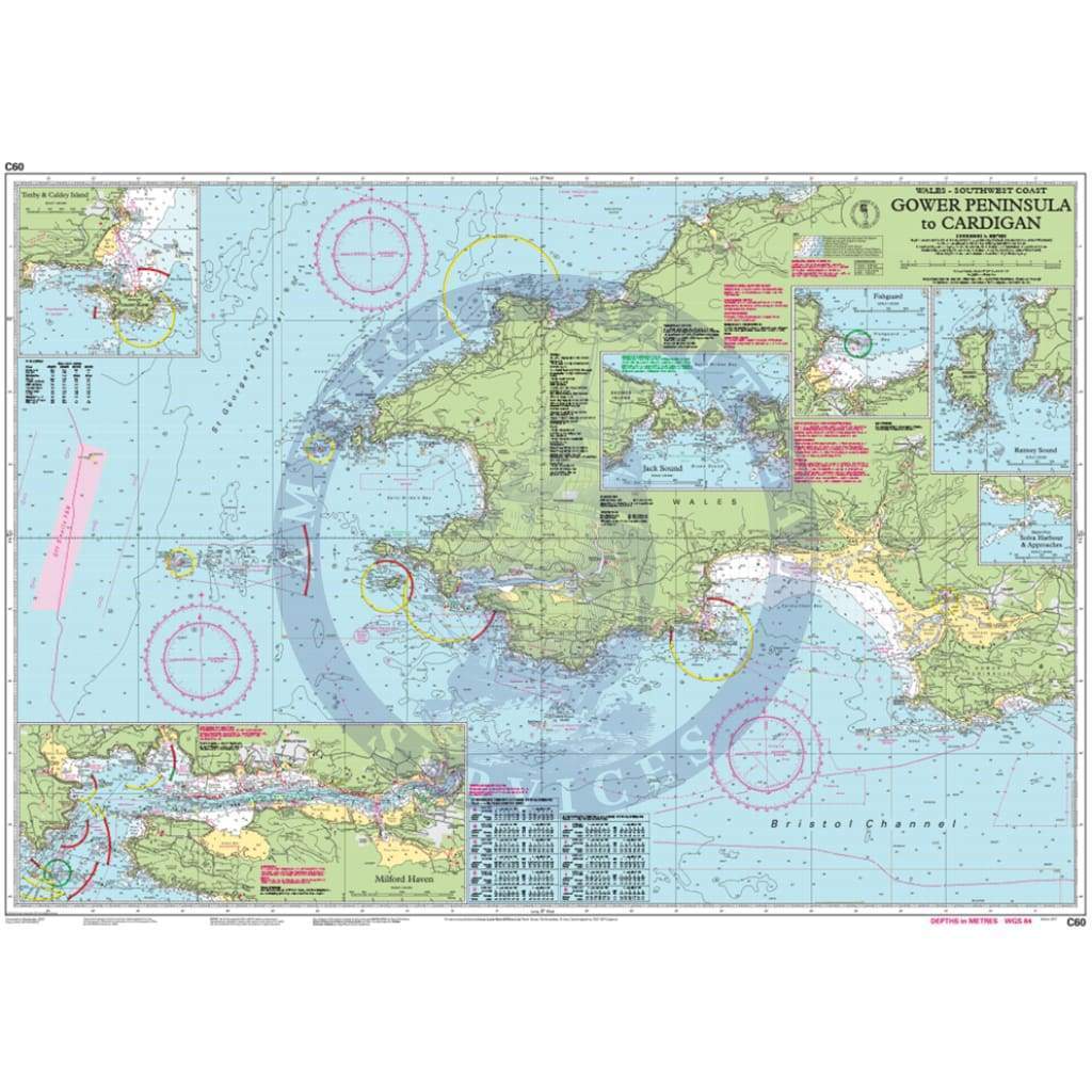 Imray Chart C60: Gower Peninsula to Cardigan - Amnautical