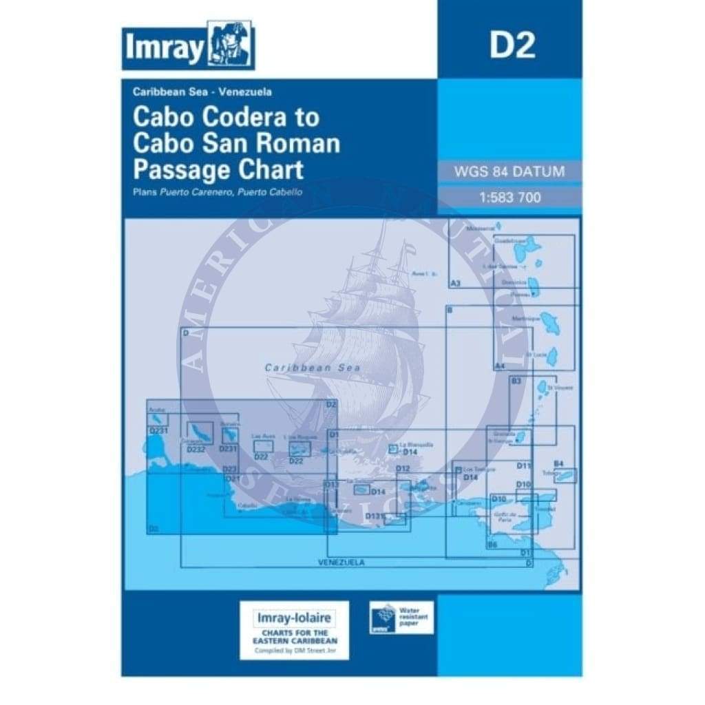 Imray Chart D2: Cabo Codera to Cabo San Roman - Amnautical