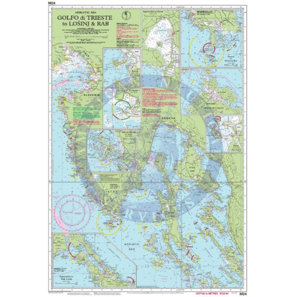 Imray Chart M24: Golfo di Trieste - Amnautical