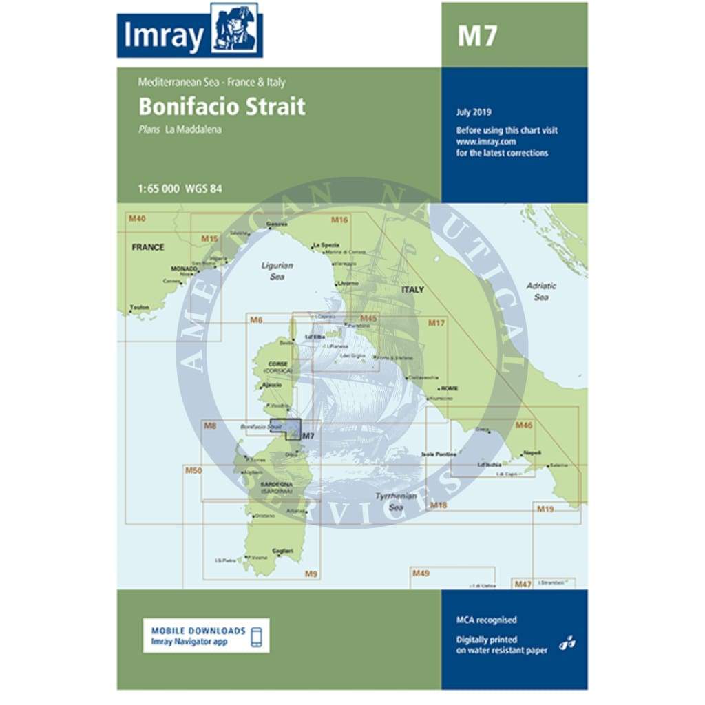 Imray Chart M7: Bonifacio Strait - Amnautical