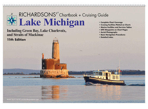 Lake Michigan Chartbook + Cruising Guide, 11th Edition - Amnautical
