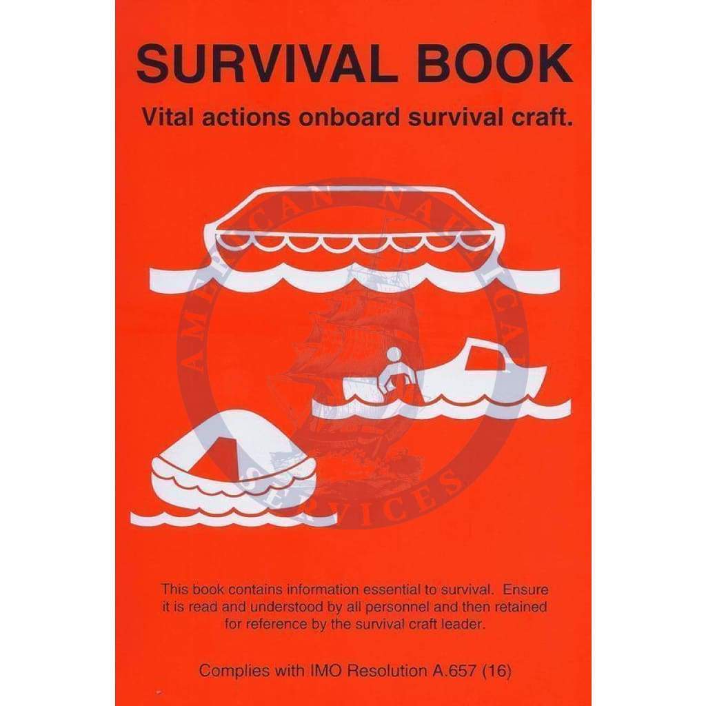 Lifeboat & Liferaft Survival Booklet 170 x 215mm "Waterproof Plastic ...