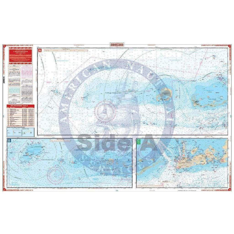 Lower Florida Keys Navigation Chart 34 - Amnautical