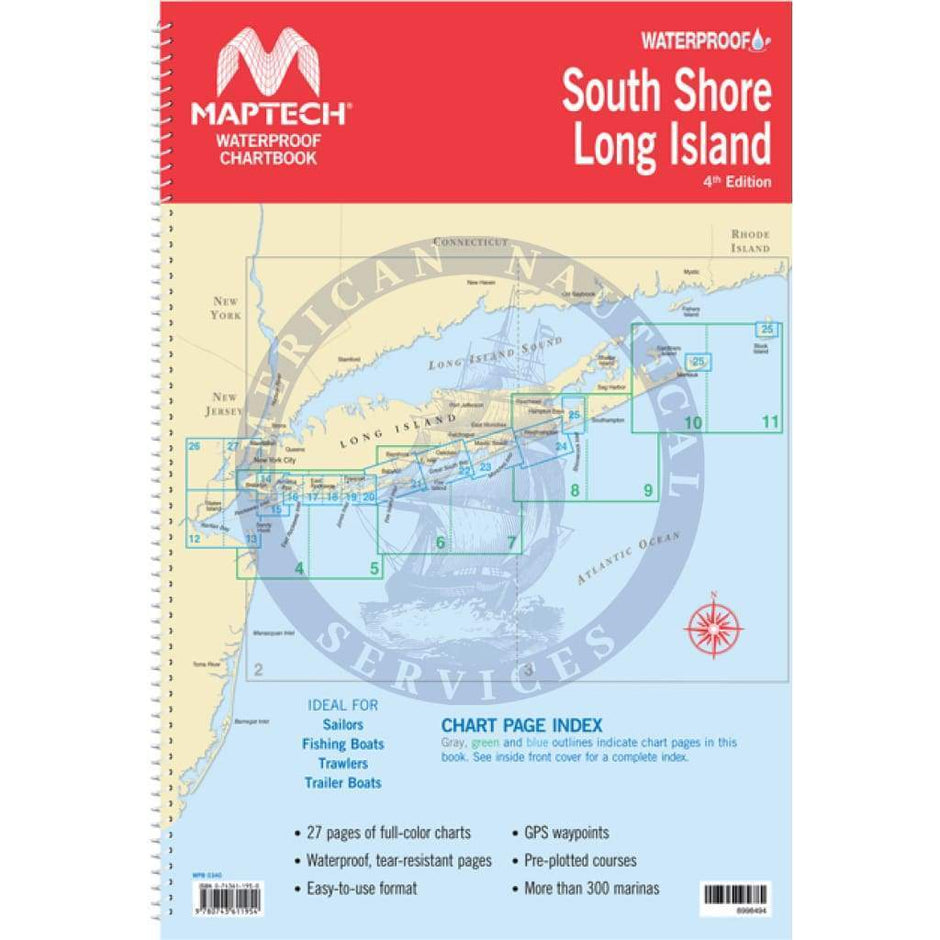 Maptech Waterproof Chartbook: South Shore Long Island, 4th Edition ...