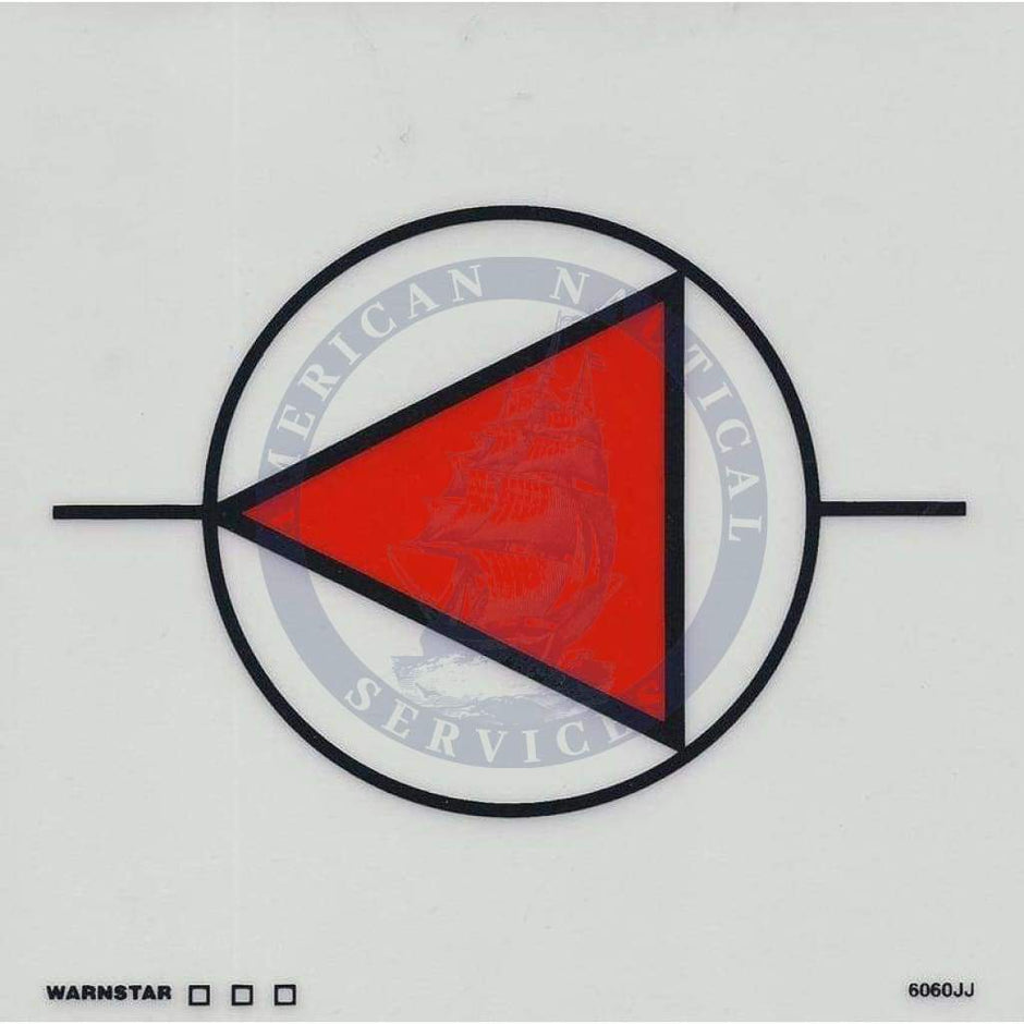 Marine Fire Sign, IMO Fire Control Symbol: Fire Pump - Amnautical