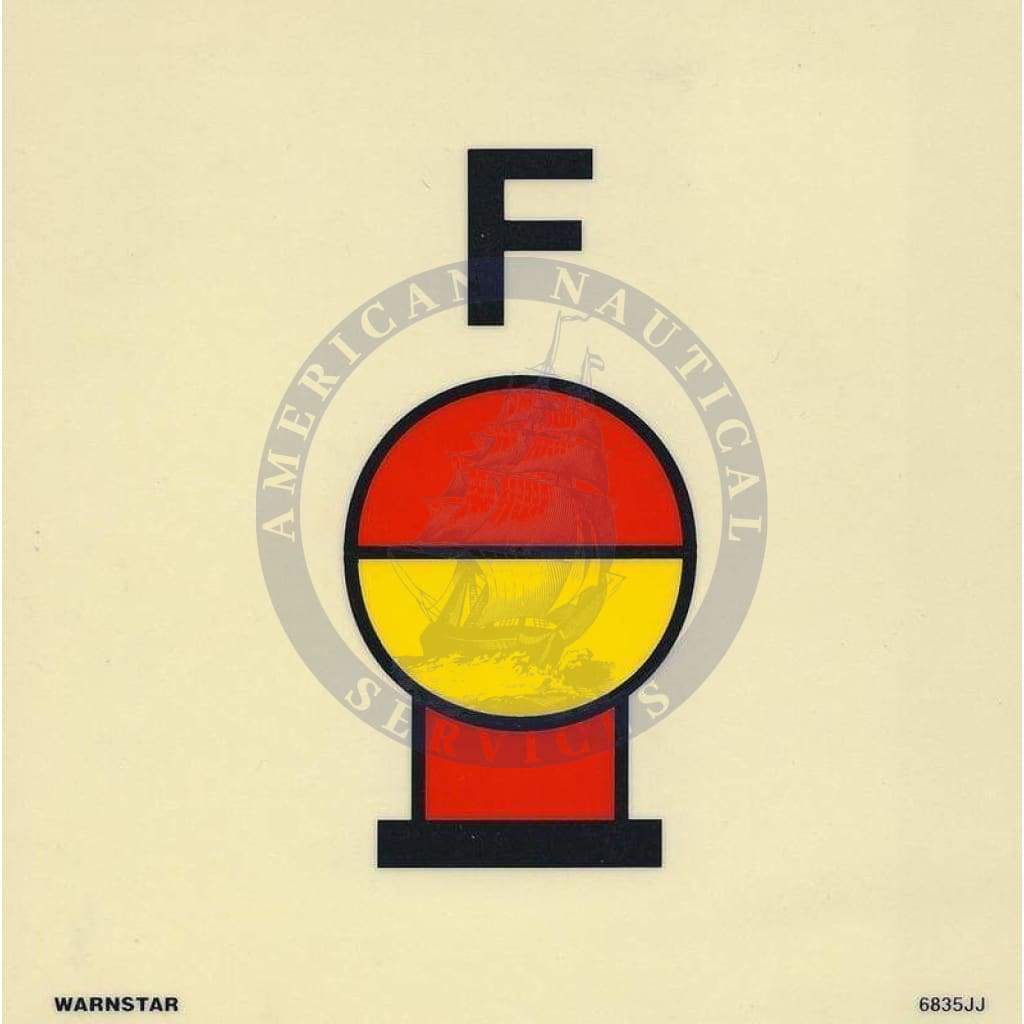 Marine Fire Sign, IMO Fire Control Symbol: Foam Bottles In Protected A ...