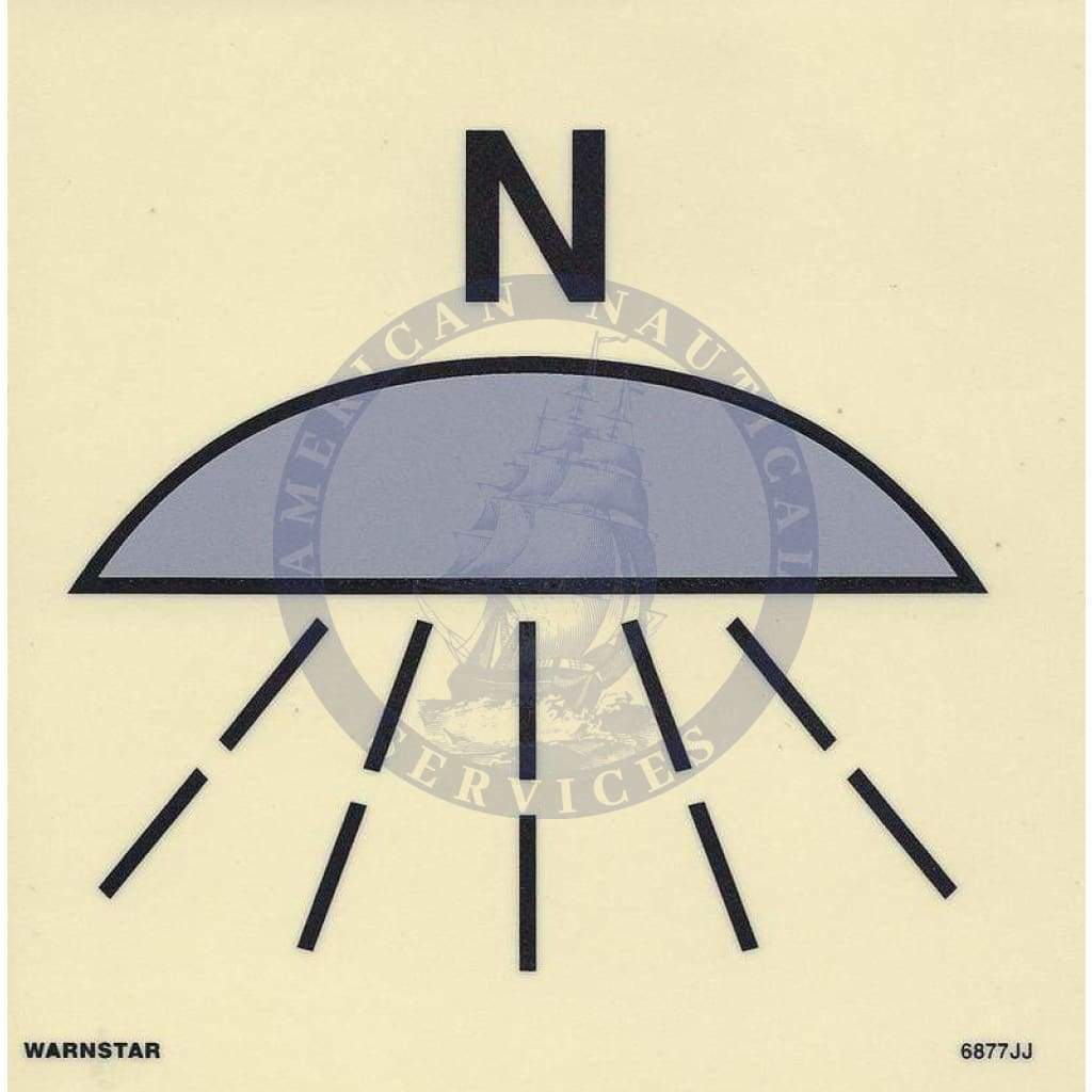 Marine Fire Sign, IMO Fire Control Symbol: Space protected by Nitrogen ...