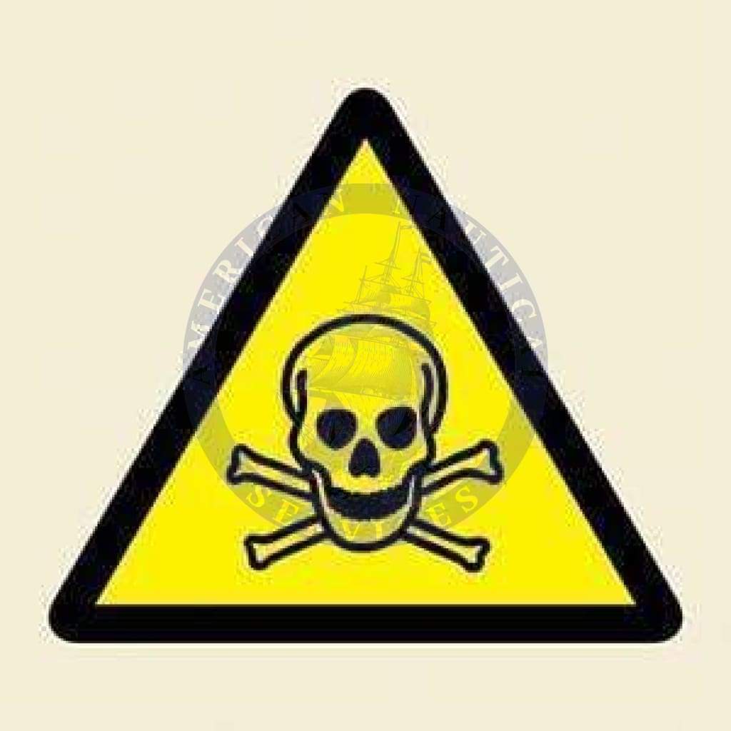 Marine Hazard Sign: Poison/Toxic Symbol | Symbol of Poisonous | Toxic ...