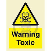 Marine Hazard Sign: Warning Toxic - Amnautical