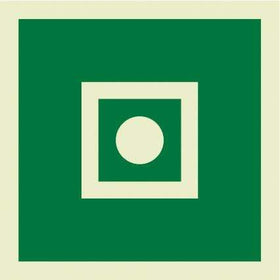 Marine Safety Sign: Shipboard General Alarm Symbol - Amnautical