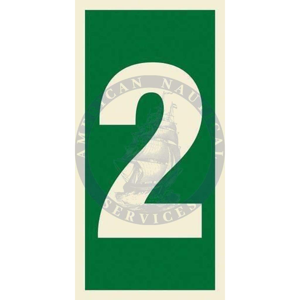 Marine Safety Sign, IMO Life Saving App. Symbol: Number 2 - Amnautical