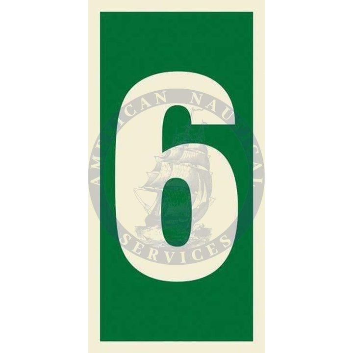 Marine Safety Sign, IMO Life Saving App. Symbol: Number 6 - Amnautical