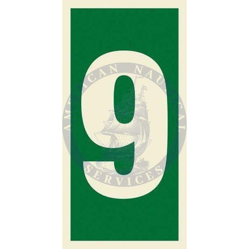 Marine Safety Sign, IMO Life Saving App. Symbol: Number 9 - Amnautical