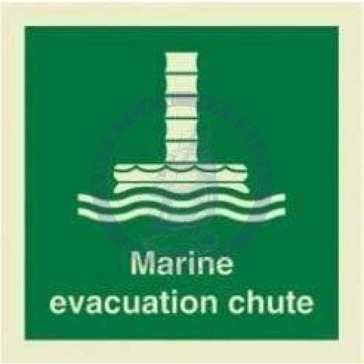 Marine Safety Sign, IMO Life Saving App. Symbol: Vertical Evacuation C ...