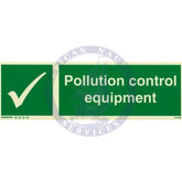 Marine Safety Sign: Pollution Control Equipment - Amnautical