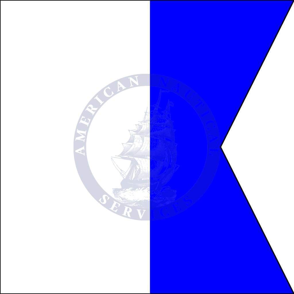 Marine Signal Flag: (Alpha) |Alpha Flag | Alpha Signal Flag|Code Alpha ...