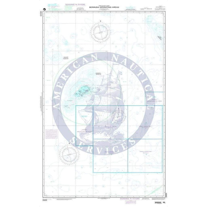 NGA Nautical Chart 26030: Bermuda - Amnautical