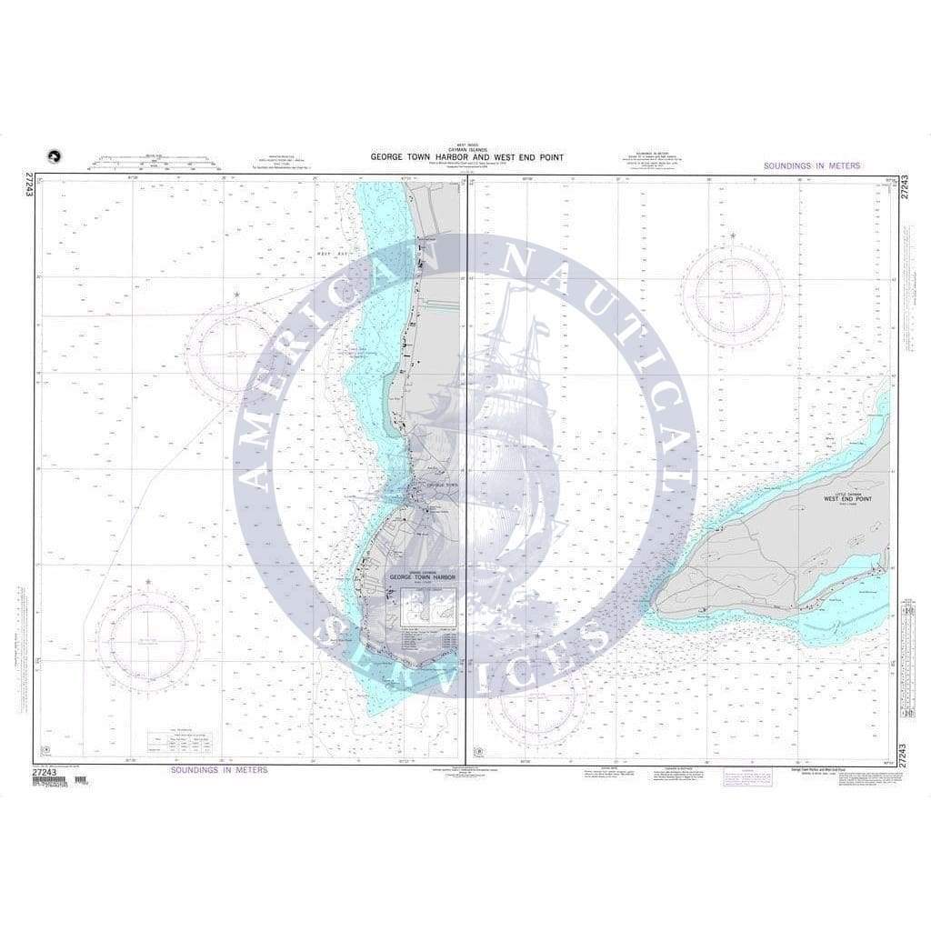NGA Nautical Chart 27243 - George Town - Amnautical