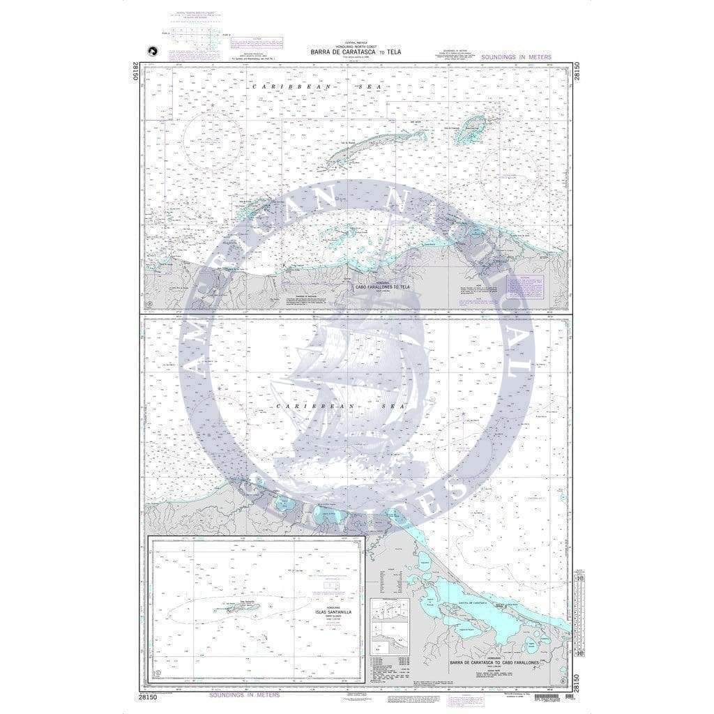 NGA Nautical Chart 28150 - Amnautical