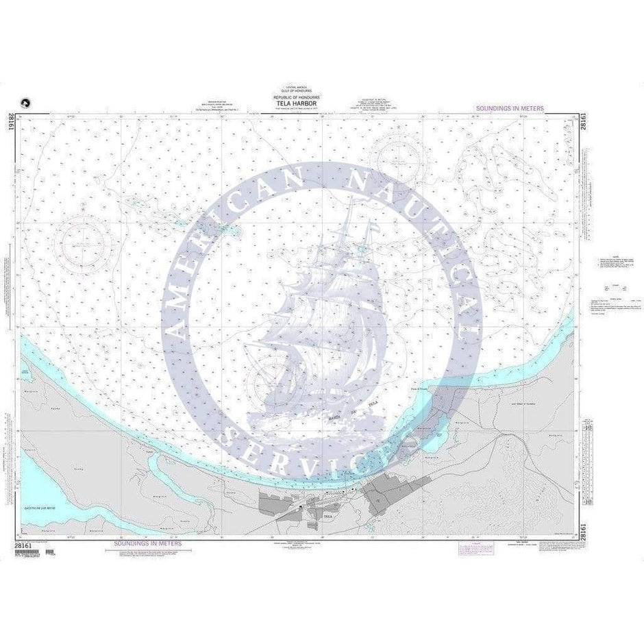 NGA Nautical Chart 28161: Tela Harbor - Amnautical