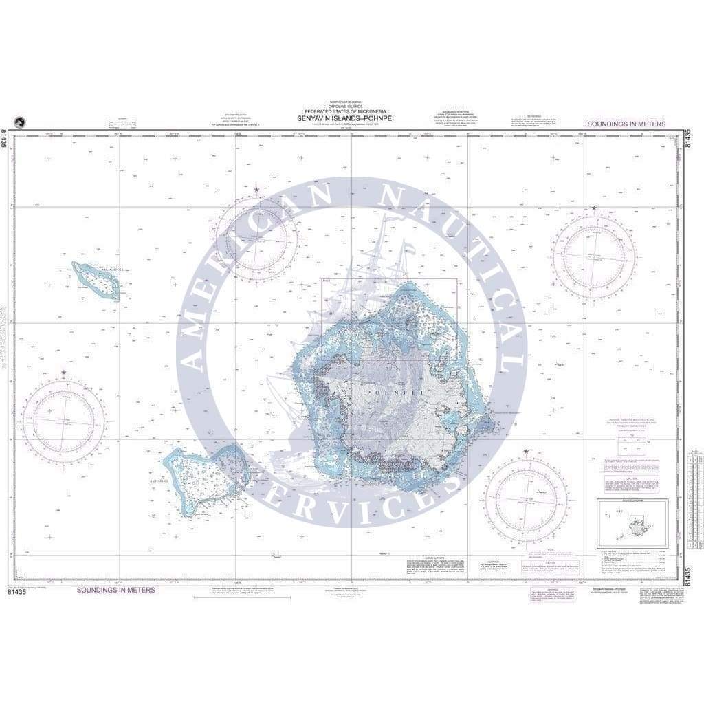 NGA Nautical Chart 81435 - Amnautical