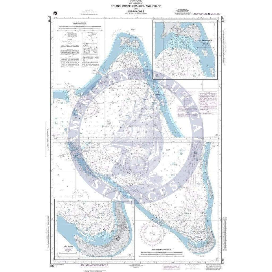 NGA Nautical Chart 81711 - Amnautical