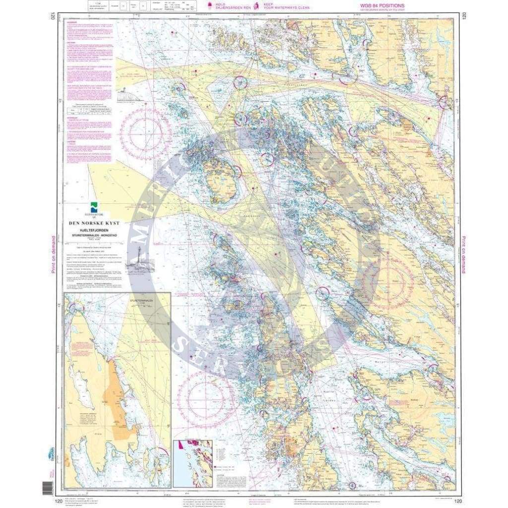 NHS Chart 120: Hjeltefjorden. Stureterminalen - Mongstad - Amnautical