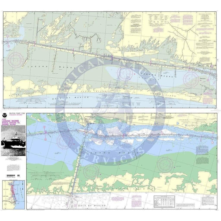 NOAA Nautical Chart 11306: ICW Laguna Madre Middle Ground - Amnautical