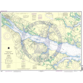 NOAA Nautical Chart 11554: Pamlico River| Pamlico River Depth Chart ...