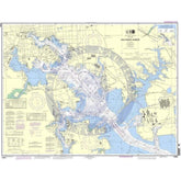 NOAA Nautical Chart 12281: Baltimore Harbor - Amnautical
