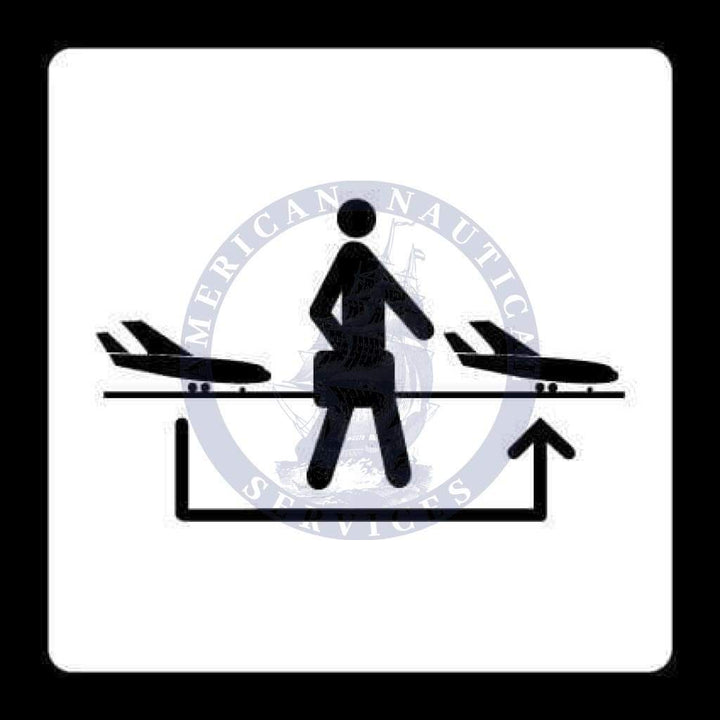 Port & Air Terminal Sign: Connecting flights - Amnautical