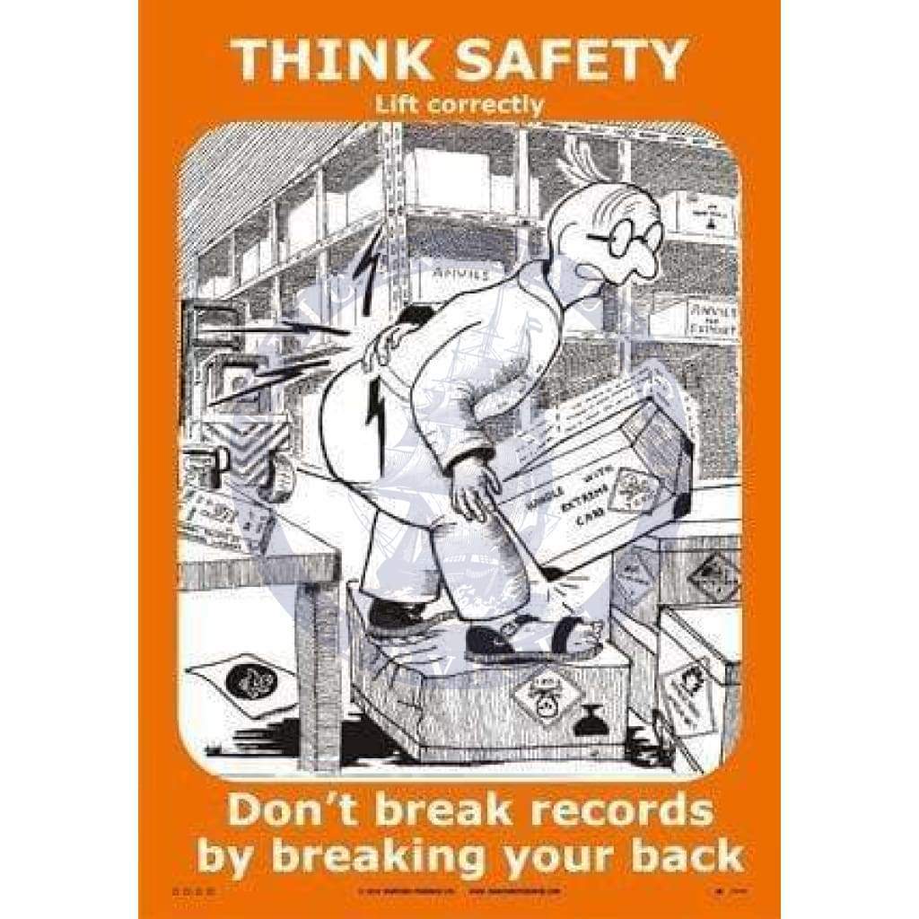 Poster - Lift Correctly - Amnautical