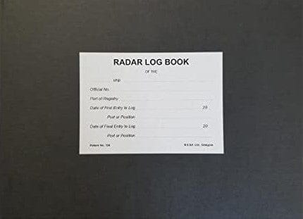 Radar Log Book by Brown, Son & Ferguson - Amnautical