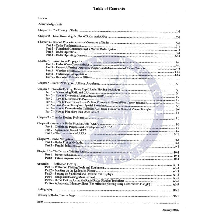 Radar Observer Manual, 6th Edition - Amnautical