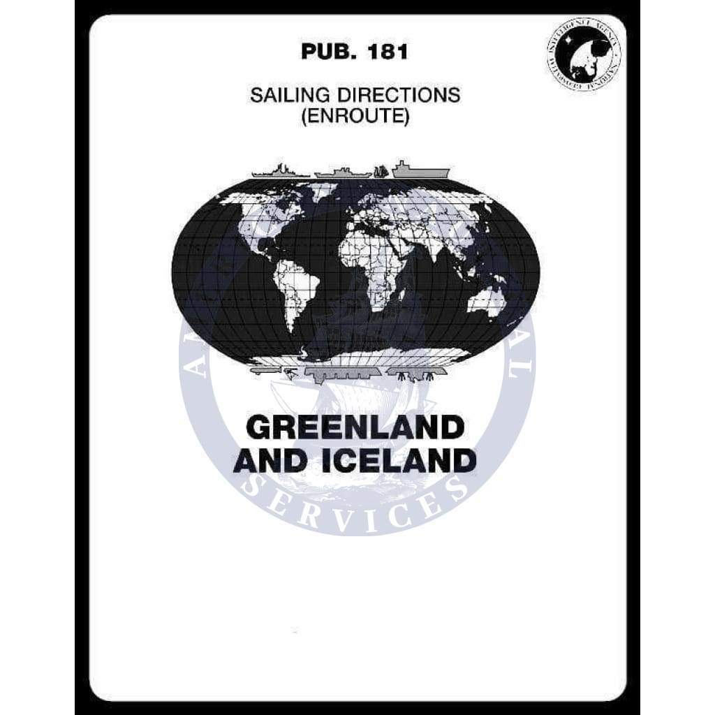 Sailing Directions Pub. 181 - Greenland and Iceland | Pub 181 - Amnautical