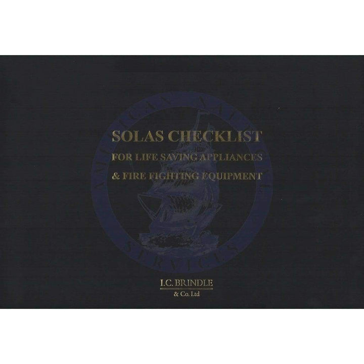 SOLAS Checklist: Life Saving & Fire Fighting Equipment, 2013 - Amnautical