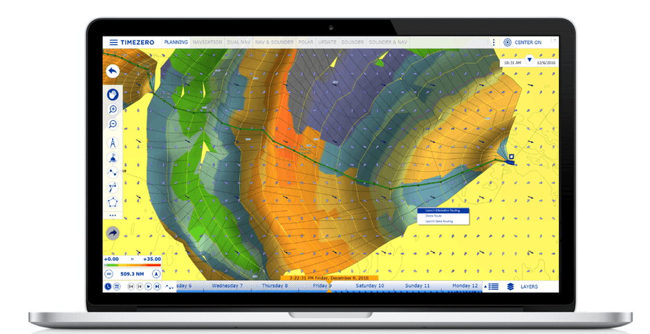 TIMEZERO Weather Routing Module - Amnautical