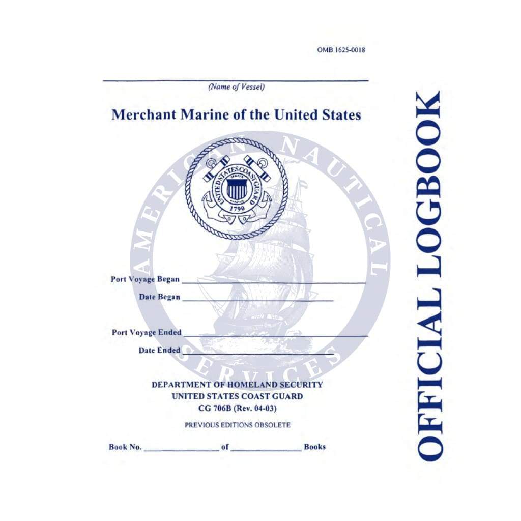 Official U.S. Coast Guard (USCG) Log Book - Amnautical