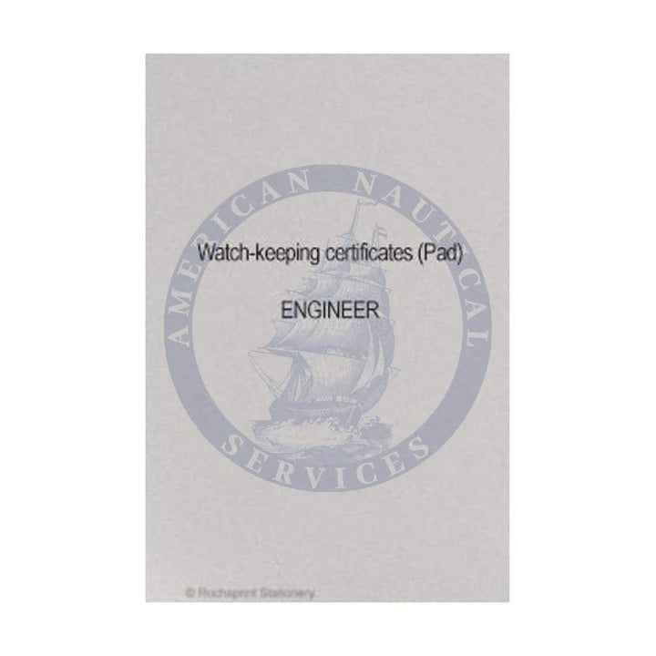 Watch-keeping Certificates Pad - Amnautical